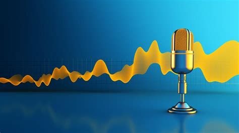 11000 Microphone With Waveform Pictures