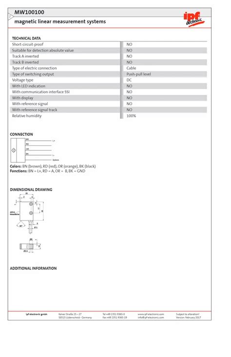 Ipf Electronic Stainless Steel Linear Measuring Systems At Rs 20000