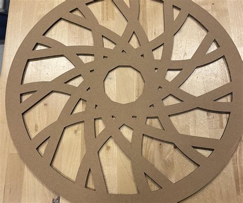 Week 1 Laser Cut Ornamental Pattern Mat238 5 Steps Instructables