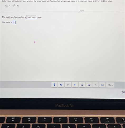 Solved Determine Without Graphing Whether The Given