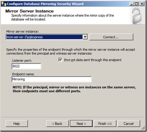 Step By Step Guide To Configuring Database Mirroring In SharePoint 2010