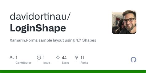 Github Davidortinauloginshape Xamarinforms Sample Layout Using 47 Shapes