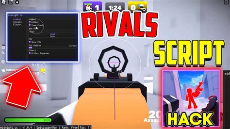 Roblox Rivals Script Hack Gui Aimbot Esp Hitbox Op Youtube