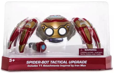 Disney Marvel Spider Man Spider Bot Tactical Upgrade Inspired By Iron Man Action Figure