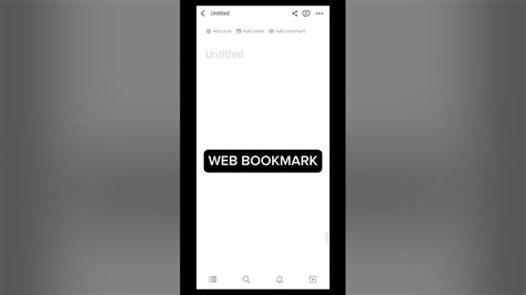Menambahkan Web Bookmark Di Notion Notiontutorial Youtube