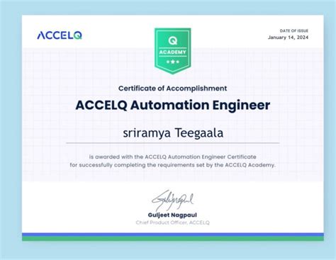 sriramya teegaala on linkedin accelqautomationengineer