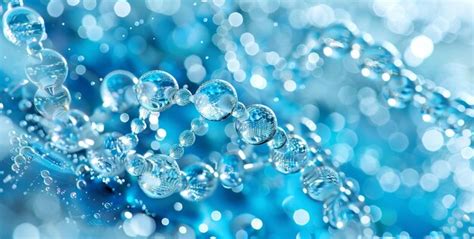 Banner Showing Abstract Molecular Structures Premium Ai Generated Image