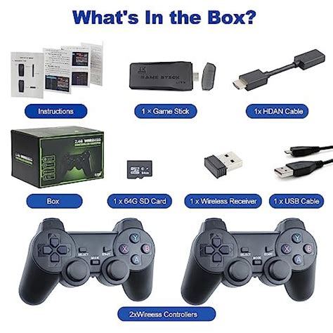 Wireless Retro Game Console 25000 Classic Games And Controllers