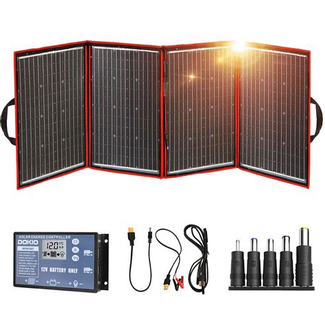 Гибкая складная солнечная панель Dokio 200W FFSP-220M. Зарядное для ...
