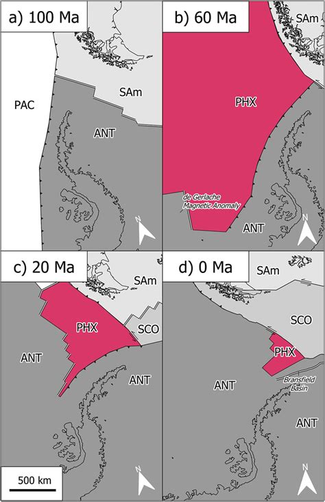 Tectonic Reconstructions Of The Se Pacific Ant Antarctic Plate Pac Download Scientific