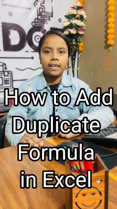 How To Add Duplicate Formula In Ms Excel Ms Excel में Duplicate Formula कैसे Use करें Excel