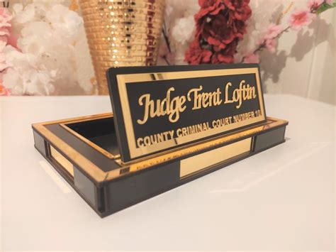 Custom Desk Name Plate