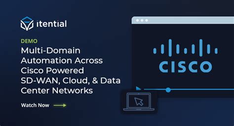 Itential Partners Multi Domain Automation Across Cisco Powered Sd Wan Cloud And Data Center