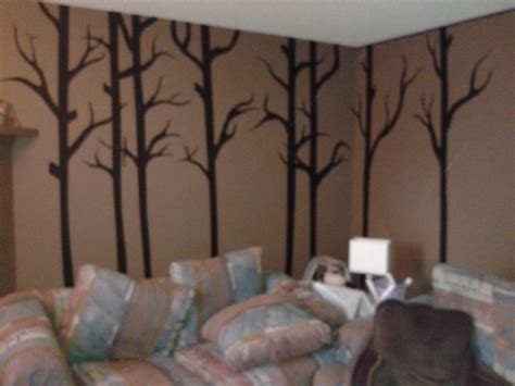 Wall Trees How To Make Wallpaper A Wall Painting Decorating On Cut Out Keep