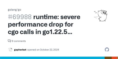Runtime Severe Performance Drop For Cgo Calls In Go1225 123 Backport · Issue 69988