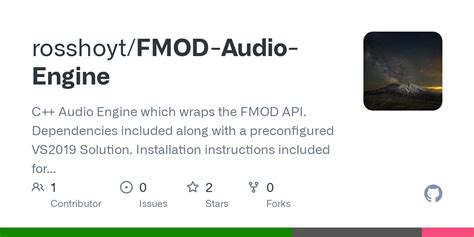 Github Rosshoytfmod Audio Engine C Audio Engine Which Wraps The