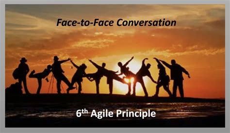 What Does The 6th Agile Principle Face To Face Conversation Look Like In Action Bpi The