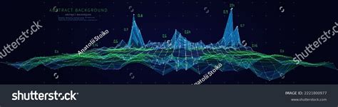 abstract background contain color grid data stock vector royalty free