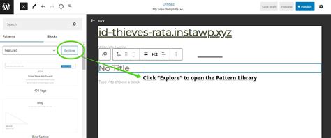 how to make custom page template in full site editing conditional blocks