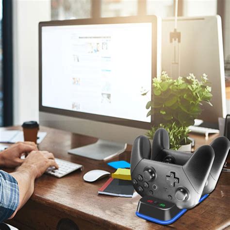 Dual Usb Charging Dock Station Stand For Nintendo Grandado