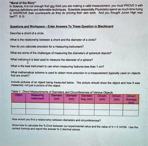 Solved Moral Of The Story In Science It Is Not Enough That You Think You Are Making A Valid