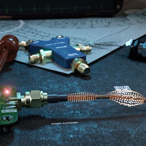 Samer Aldhaher On Linkedin Electromagnetics Electronics B3d Antenna Emi Coaxial Hfss