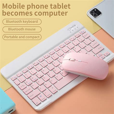 Wireless Keyboard Mouse Set 2 4 Ghz Slim Multmedia Keyboard With Mouse Combo Mini Mute For Pc