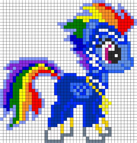 Mlp Zapp Perler Bead Pattern Bead Sprites Characters Fuse Bead Patterns