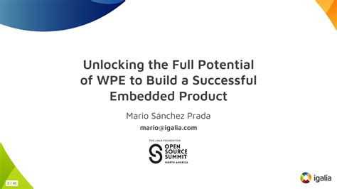 Unlocking The Full Potential Of Wpe To Build A Successful Embedded Product Speaker Deck