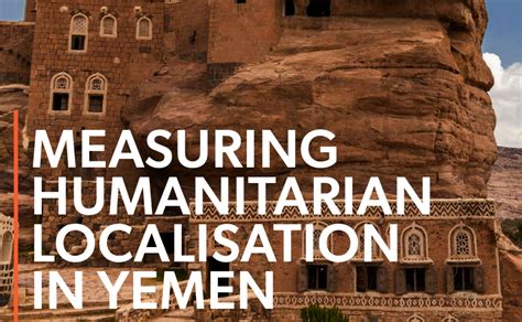 Measuring Humanitarian Localisation In Yemen Baseline Report Humanitarian Advisory Group