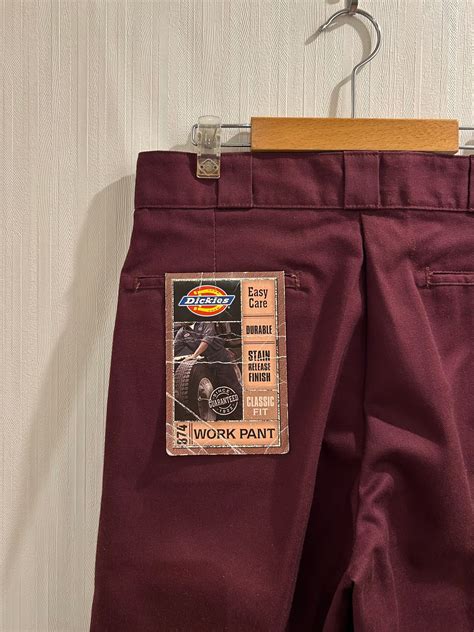 Dead Stock 2000s Dickies 874 Work Pants Burgundy Whatz Up