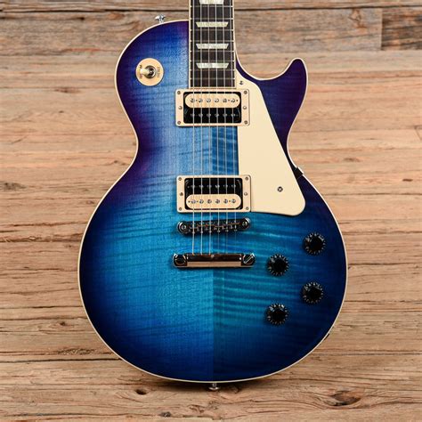 Gibson Les Paul Traditional Pro V Blueberry Burst 2021 Chicago Music