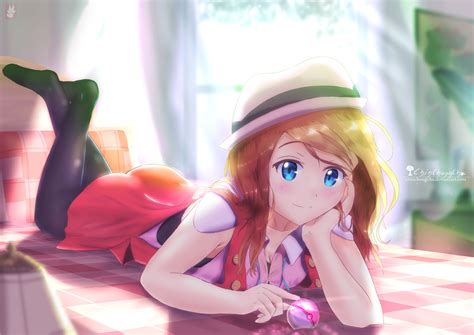 Serena Pokémon X And Y Hd Wallpaper Vibrant Video Game Art By Chinchongcha