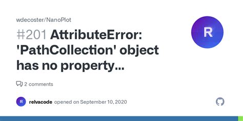 Attributeerror Pathcollection Object Has No Property Stat Func · Issue 201 · Wdecoster