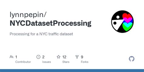 GitHub Lynnpepin NYCDatasetProcessing Processing For A NYC Traffic Dataset