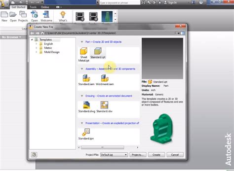 วิธีการใช้คำสั่ง 3d Patterns ในโปรแกรม Autodesk Inventor 2013 Graphic Cad Draiwng