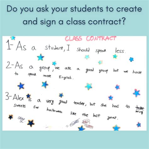 From Elt Teacher To Infinity On Linkedin Do You Create A Class Contract With Your Classes