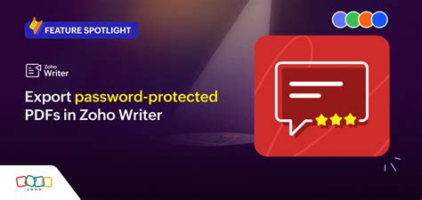 Zoho Writer Export Password Protected Pdfs