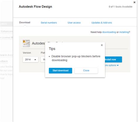 Cant Download Flow Design Autodesk Community