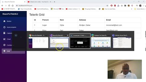 Blazor Ui With Telerik 007 Make Grid With Telerikgrid Youtube