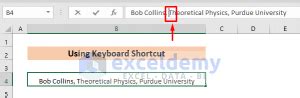 How To Insert Carriage Return In Excel Cell Simple Ways