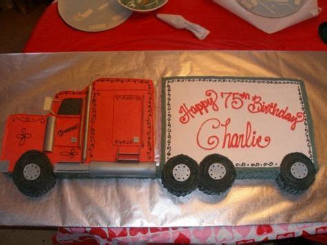 11 Ideas De Pastel De Trailer Torta De Camiones Pasteles Para Hombre