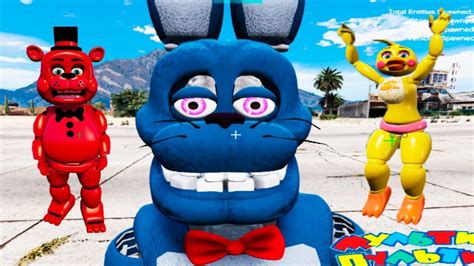 НОВЫЙ СПРИНГ БОННИ ПРИКЛЮЧЕНИЯ АНИМАТРОНИКОВ ФНАФ Анимация ТЕСТ Мультик ИГРА ГТА 5 Multi Pulti