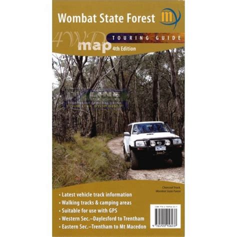 Meridian Maps Wombat State Forest 4wd Map 4th Ed Within Free Wombat State Forest Map Printable Map