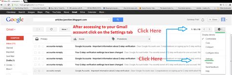 Articles Junction How To Forward Mail To Gmail Account From Another Account