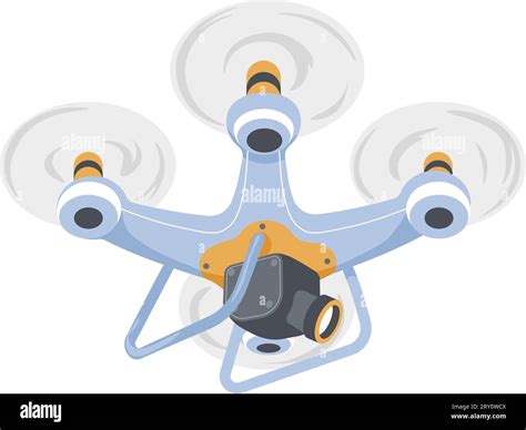 Drone With Wings Flying Unmanned Aerial Vehicle Stock Vector Image