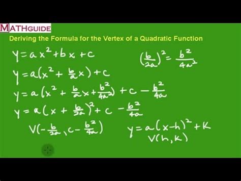 How To Make A Quadratic Equation Into Vertex Form Tessshebaylo