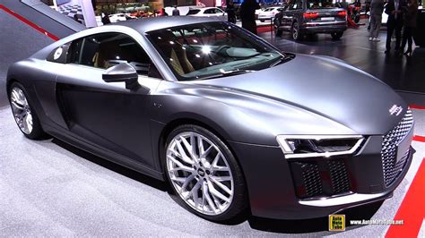 2016 Audi R8 V10 Exterior And Interior Walkaround 2015 Geneva Motor