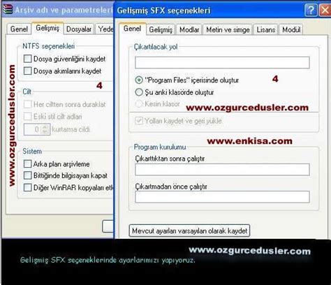 Winrarla Setup Hazirlama Resimli Anlatım