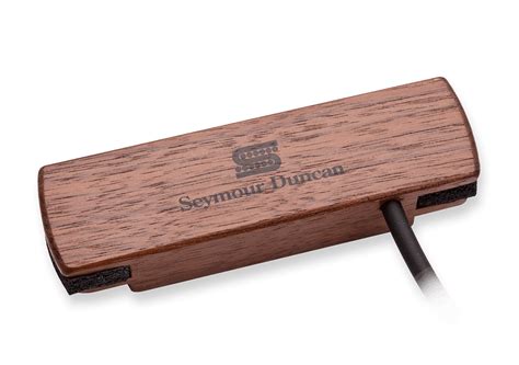 seymour duncan woody hc acoustic soundhole pickup walnut hum